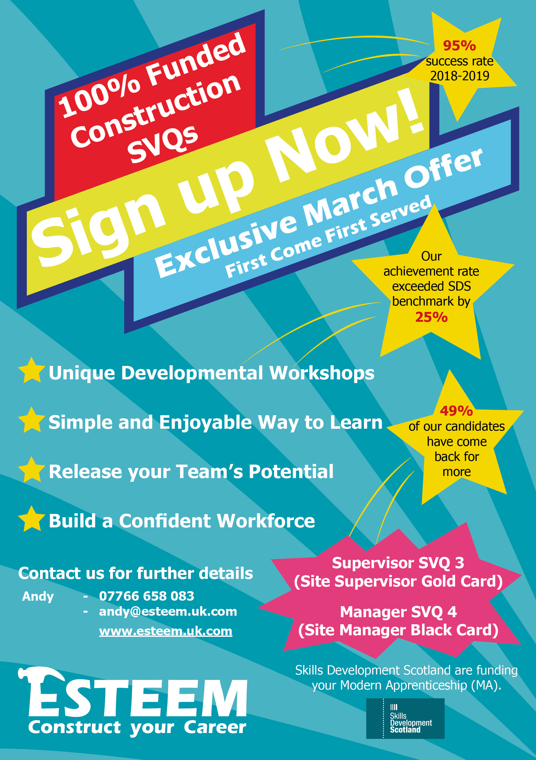 Exclusive March offer: Last chance to secure 100% funded places on our ...